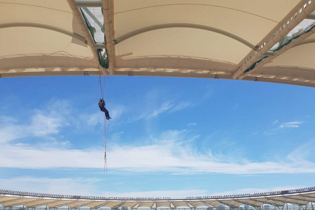 Optus Stadium Roof Canopy Installation - Duratec Limited