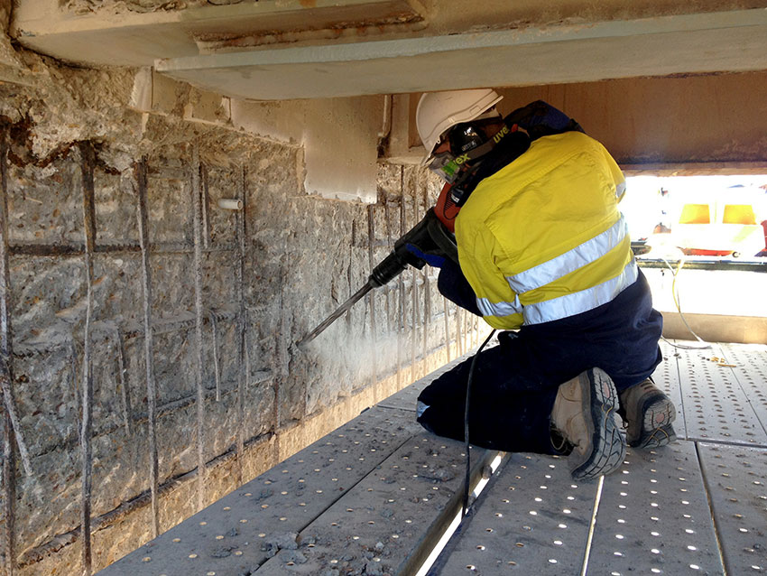 Rio Tinto Dampier Salt Dry Salt Dump Bridge Concrete Repairs - Duratec ...