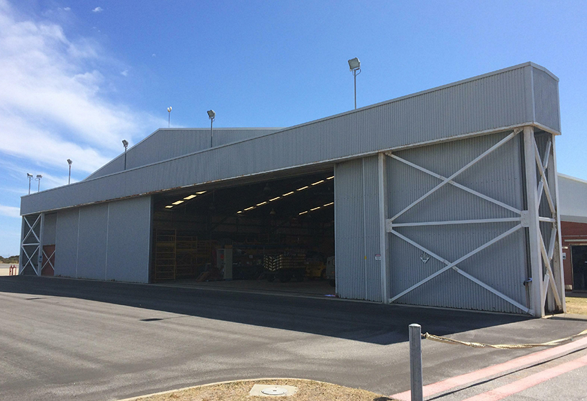 HMAS Stirling Helicopter Facility Blast & Paint - Duratec Limited