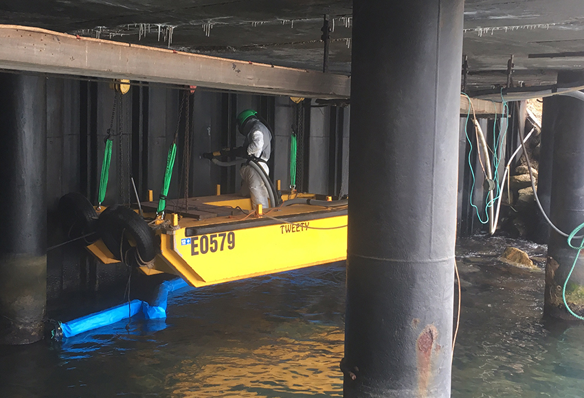 Esperance Port Sheet Pile Protective Coating Trial - Duratec Limited