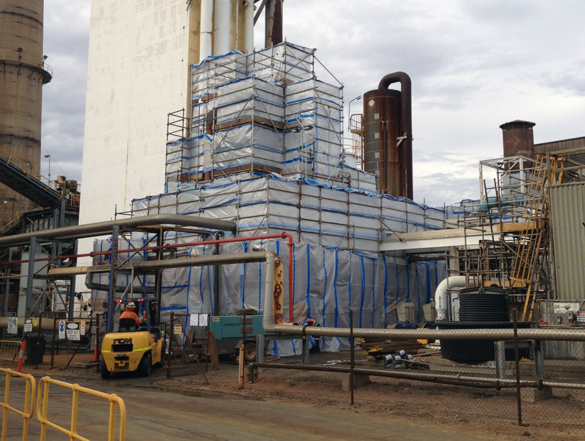 BHP KNS Oxygen Plant Blast & Paint - Duratec Limited