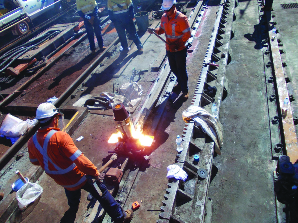 Rio Tinto Cape Lambert CD2 Rail Refurbishment - Duratec Limited
