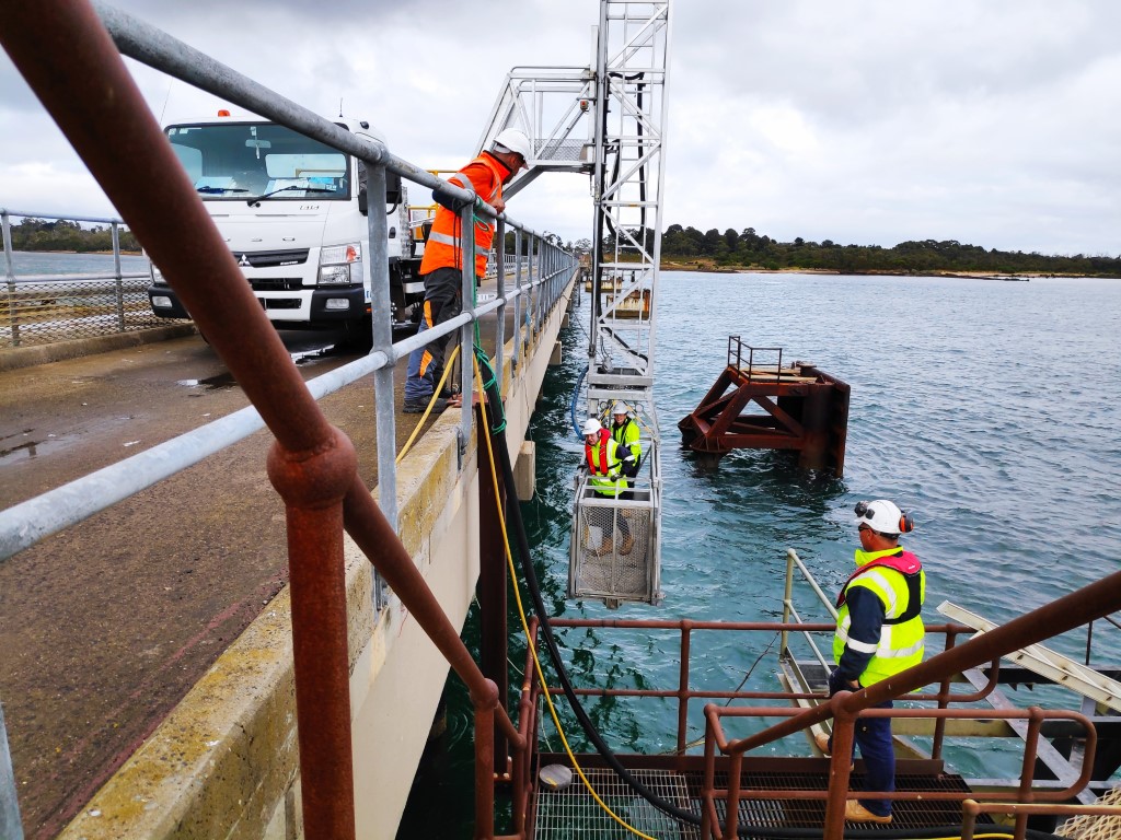 Crib Point Jetty — testing, one, two, three - Duratec Limited