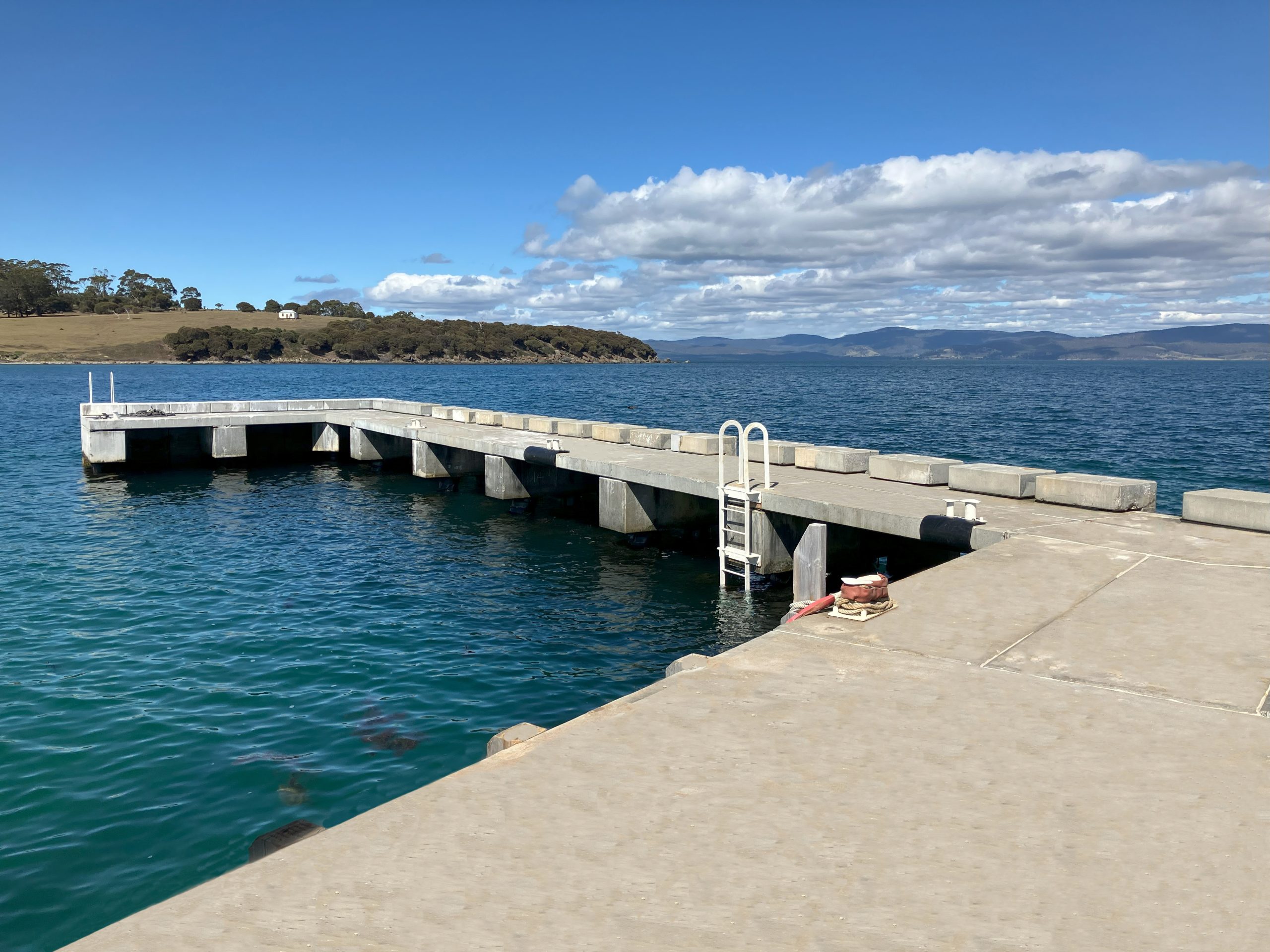 Maria Island jetty back in business - Duratec Limited