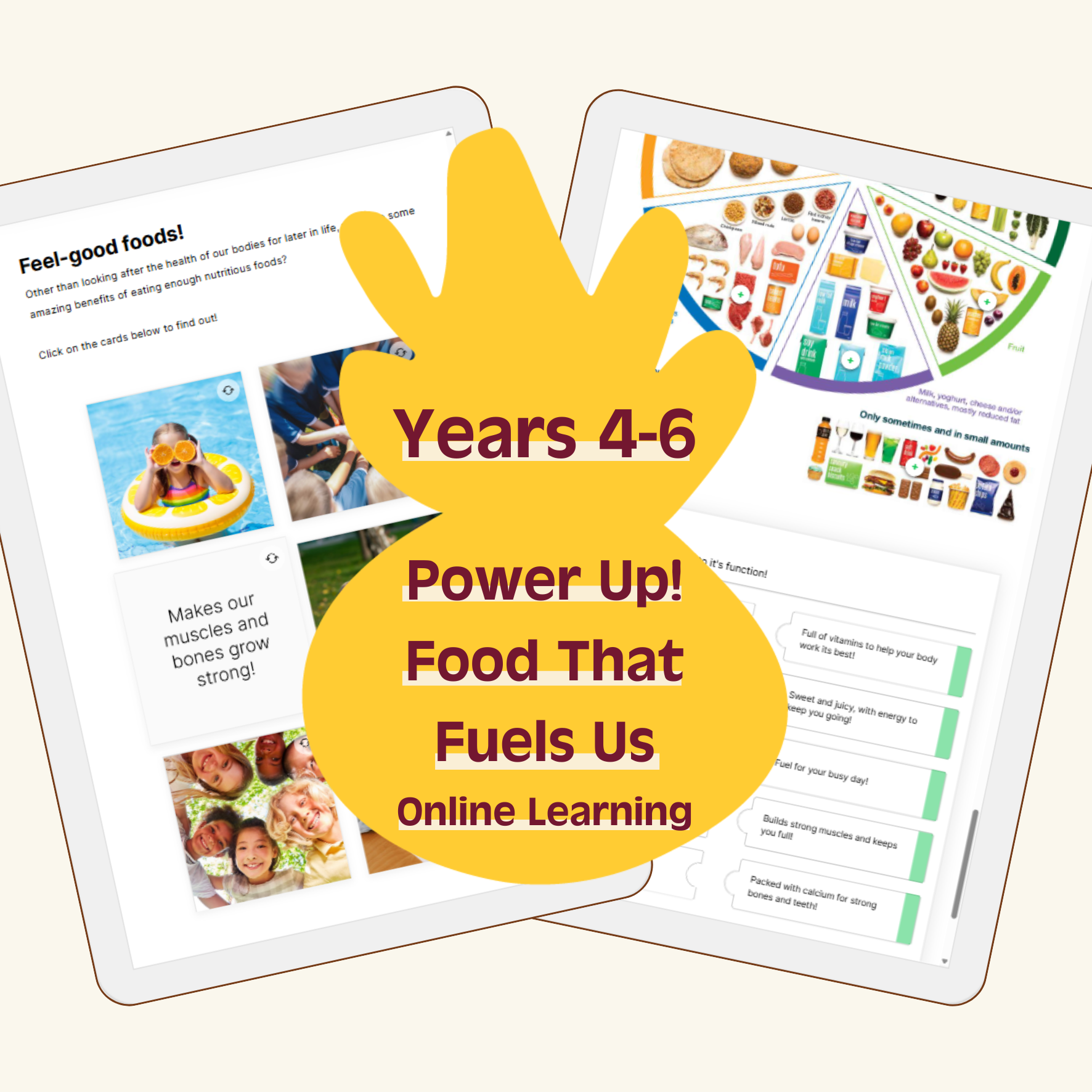 Years 4-6 Power Up! Food That Fuels Us - FreshSNAP