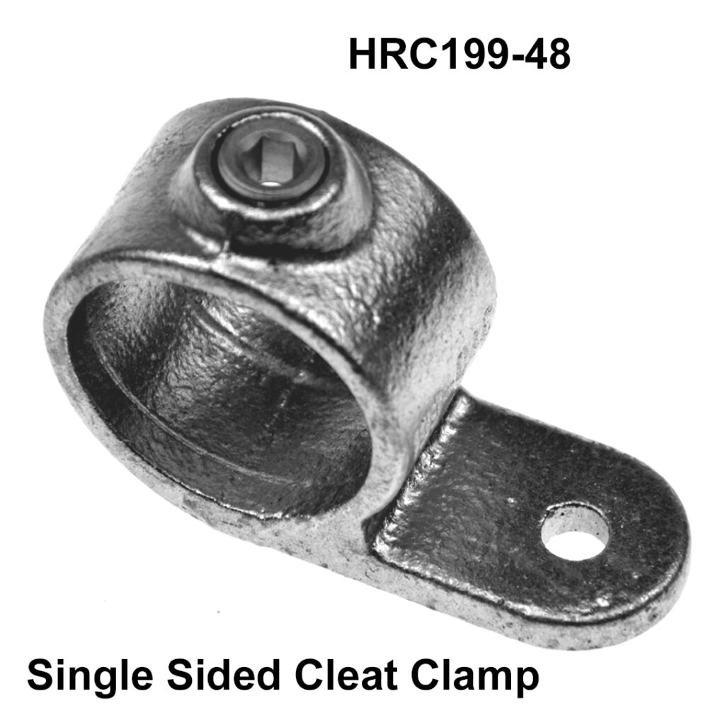 Handrail Clamp Fittings and 48mm pipe - Global Industrial