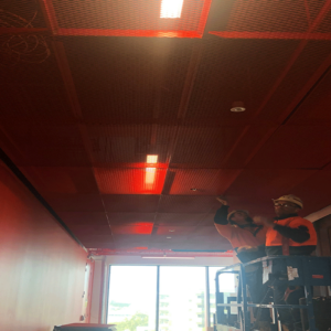 Expanded Mesh Texture Ceilings - SAS | Perth