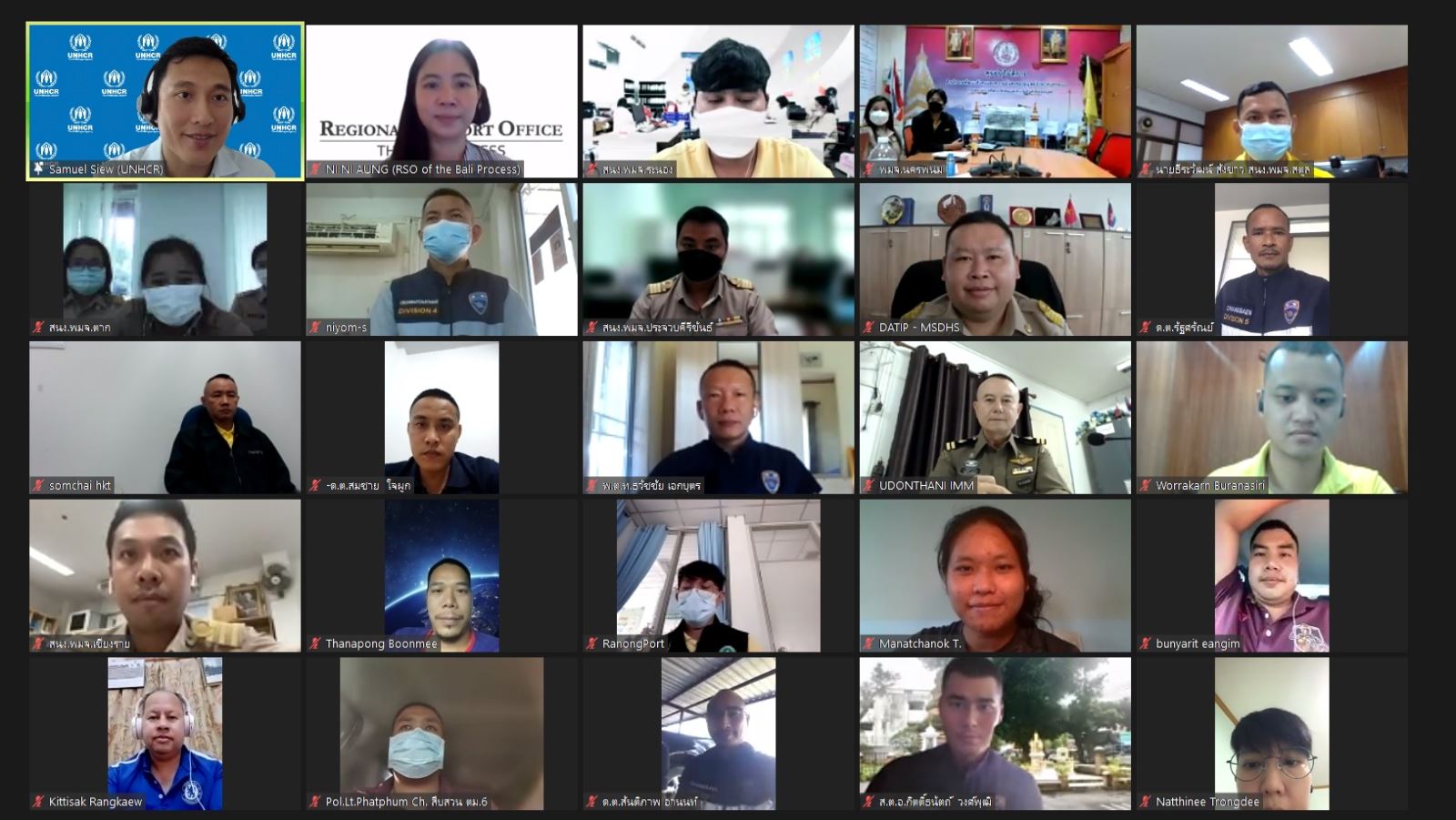 RSO-UNHCR Bureau for Asia and the Pacific Joint Virtual Training on the Screening and Referral ...