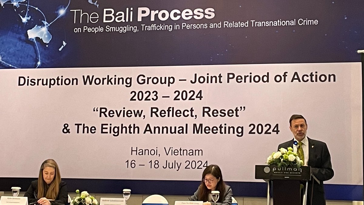 Bali Process Disruption Working Group’s Joint Period of Action ...
