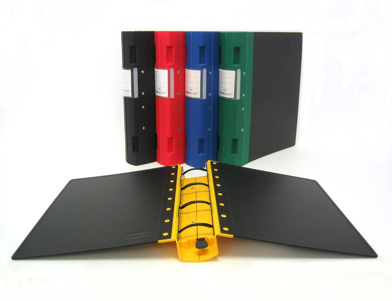 A4 Ergo Binder 4 Ring 50mm Black Plastics Australia A4 Ergo Binder 4 Ring 50mm Black Plastics Australia