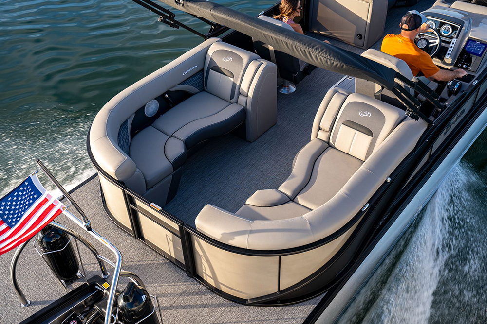 Corsa Pontoon Boat Floorplans | Barletta Pontoon Boats Australia