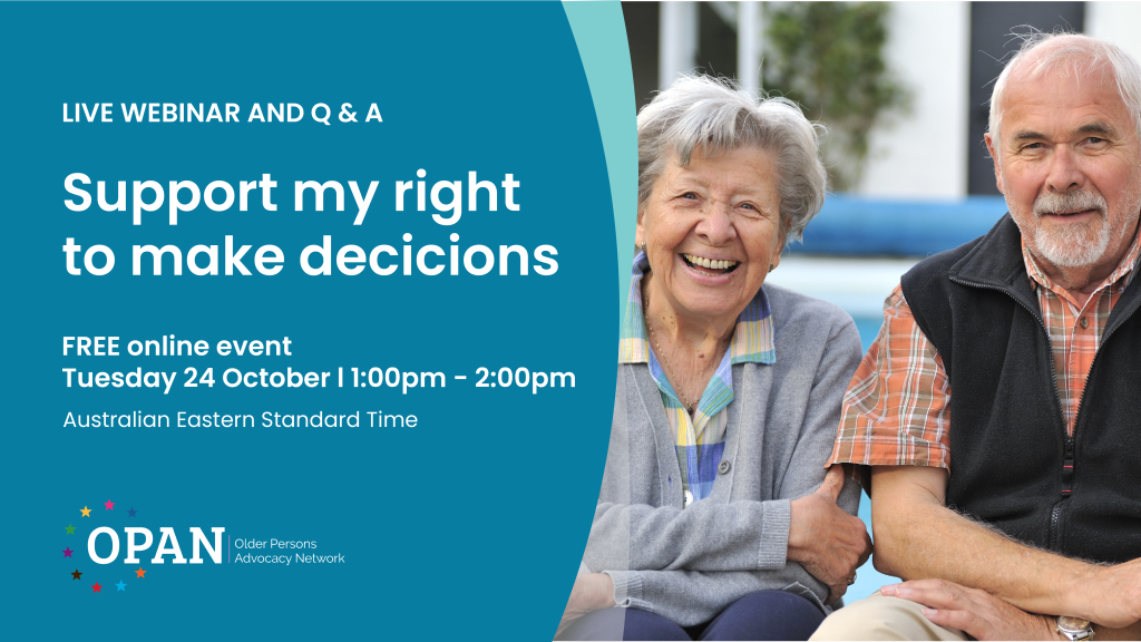 Support my right to make decisions - OPAN