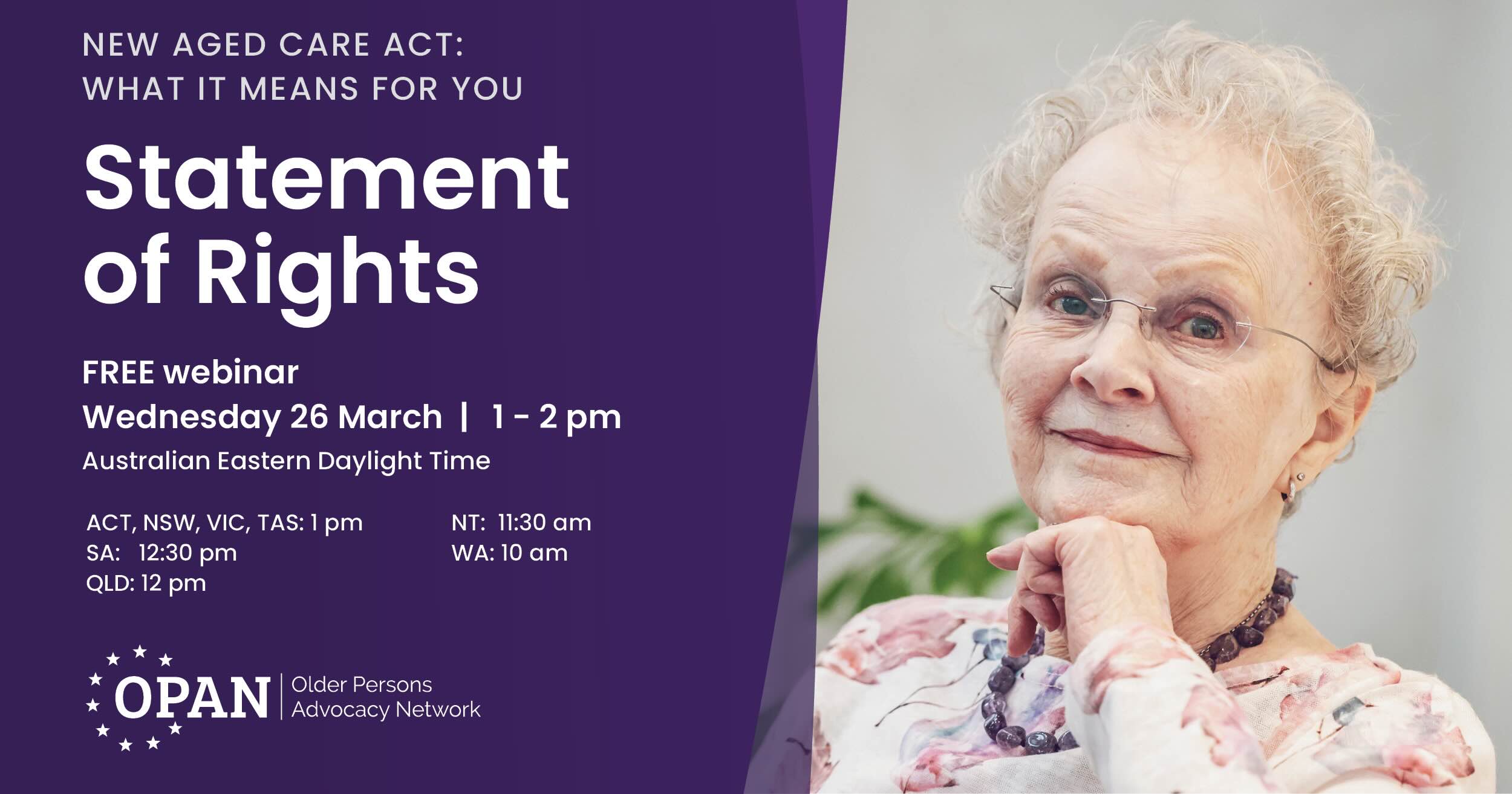 Webinar - Statement of Rights - OPAN