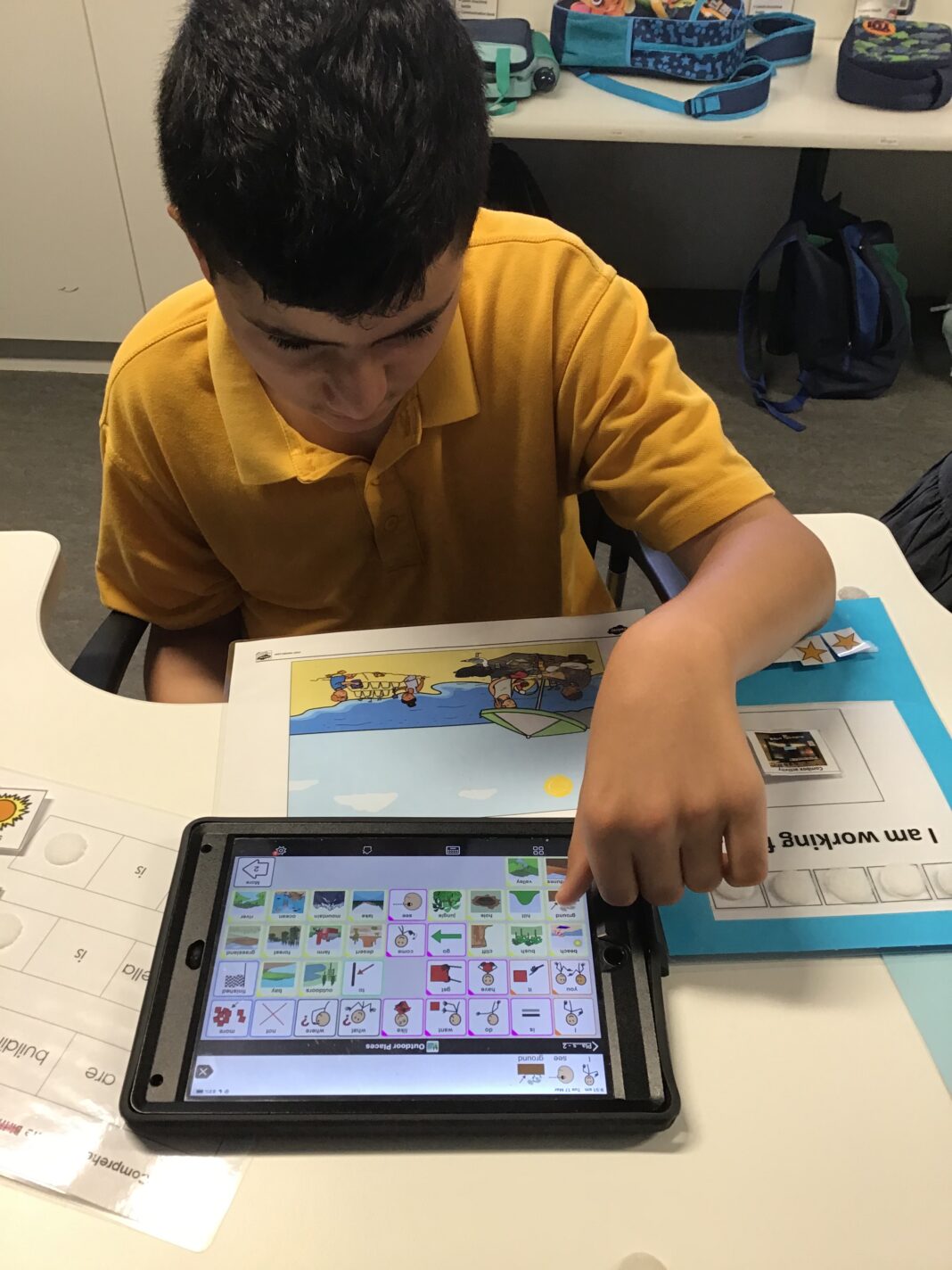 Principal at Lucas Gardens School, Jenny Zagas: ‘We put the person ...