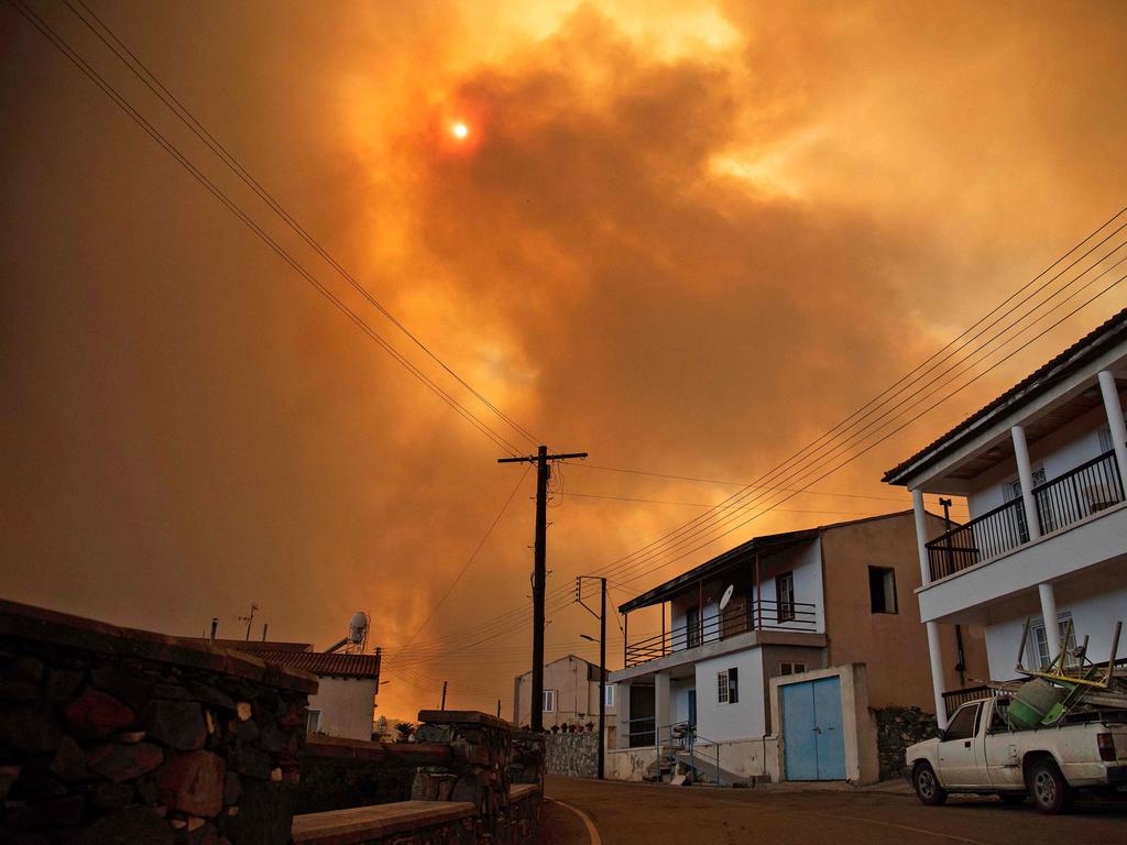 'Pure hell': Villagers in shock as deadly bushfires rage across Cyprus ...