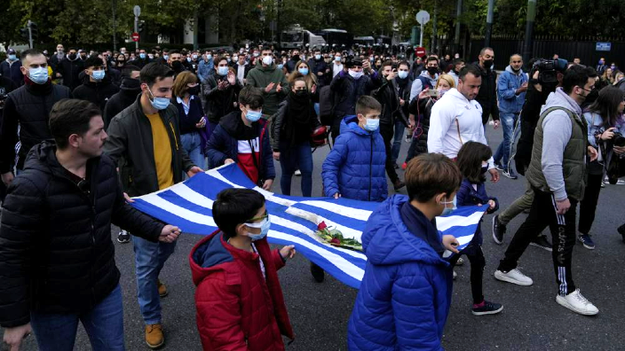 Greeks hold peaceful march on anniversary of deadly Athens Polytechnic ...