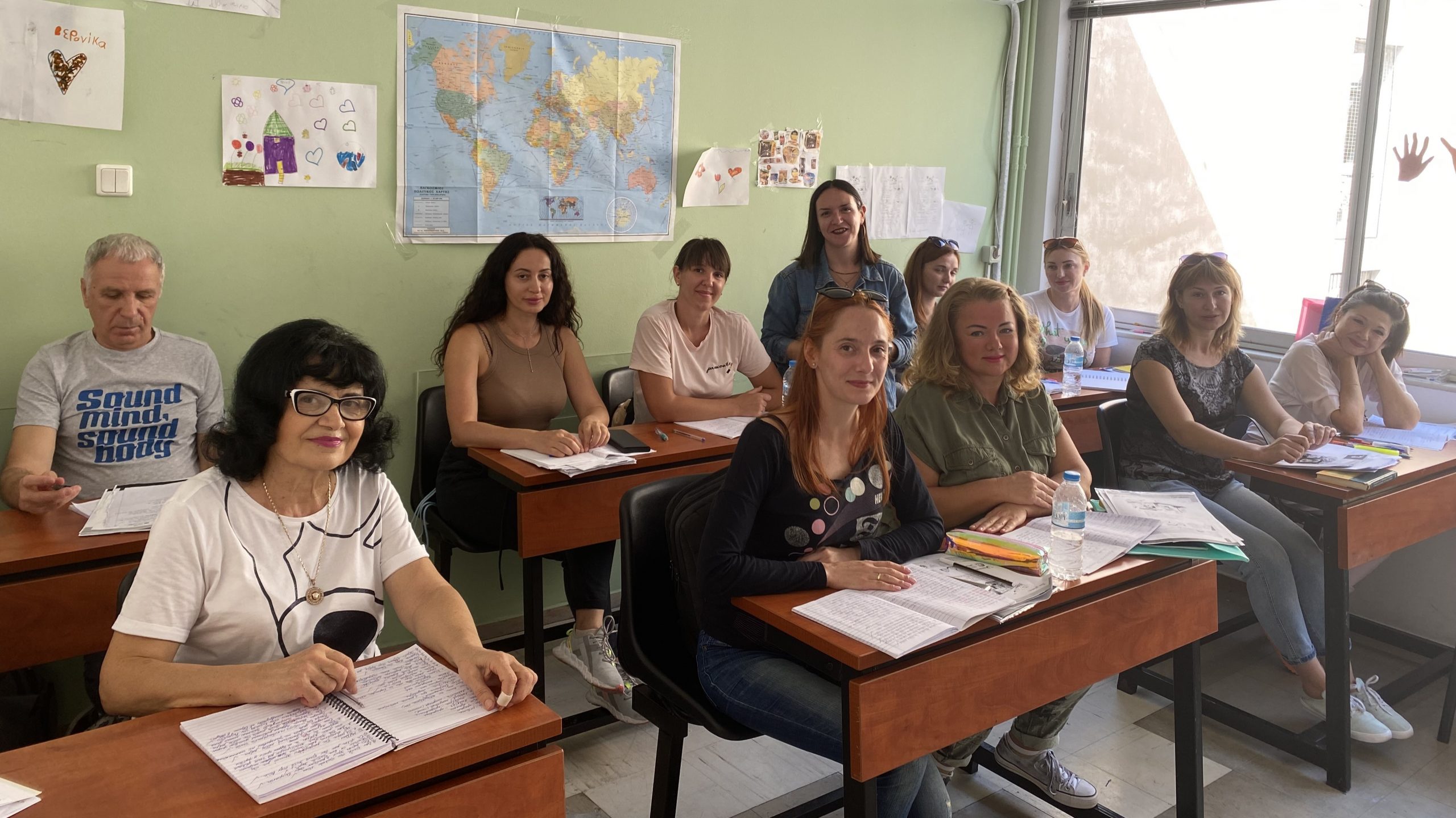 GCR photo - Ukrainian students - Greek Herald