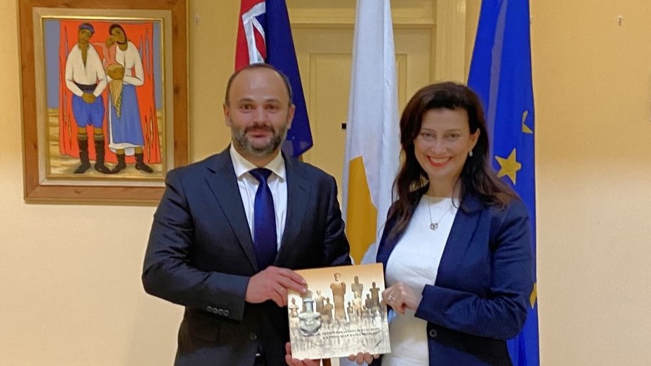 High Commissioner of Cyprus in Australia meets with SA Minister Andrea ...