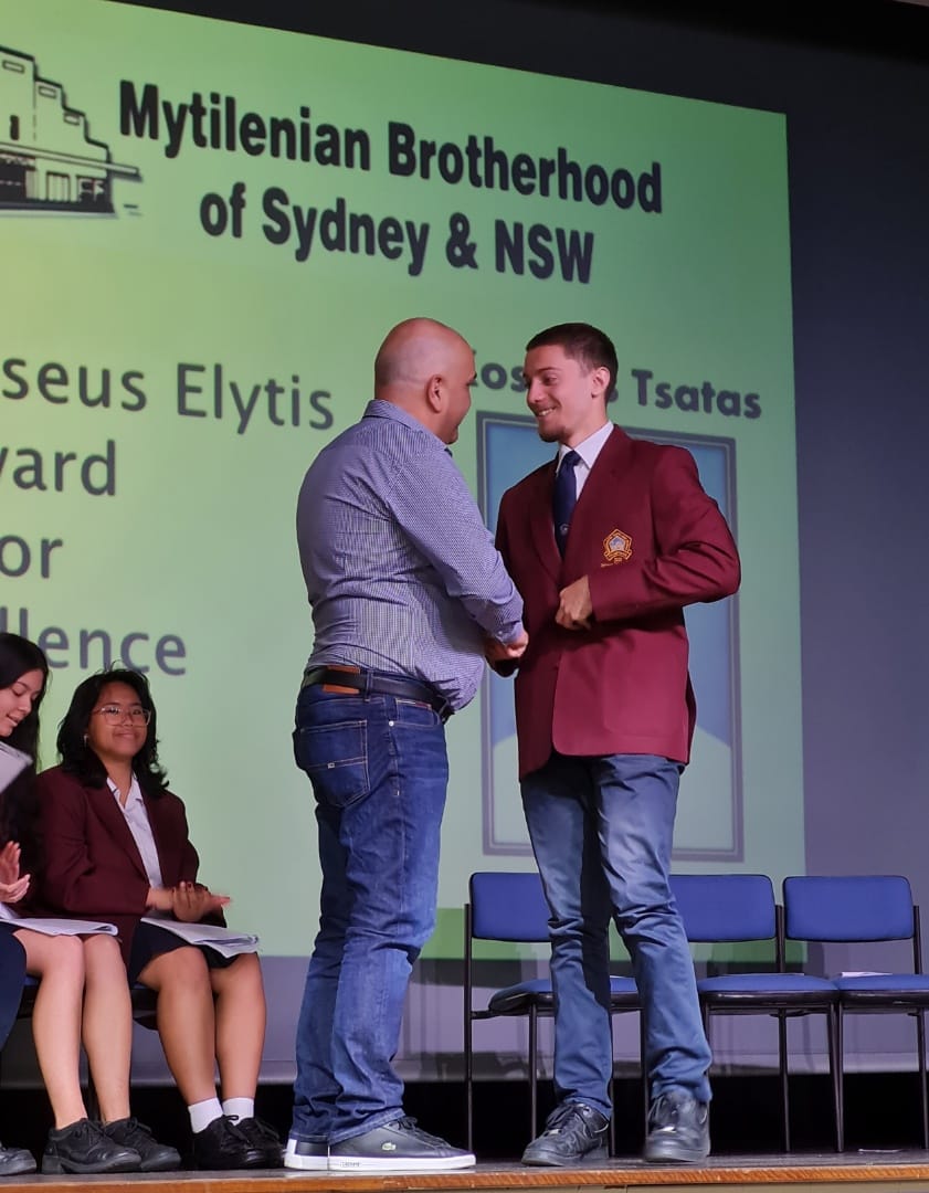 Sydney student Kosmas Tsatas receives inaugural Mytilenian Odysseus ...
