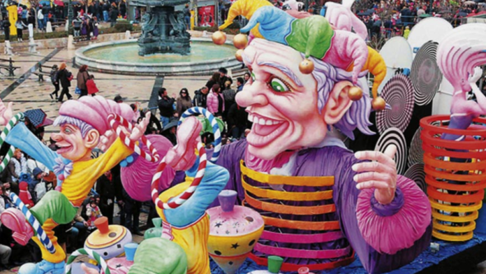 Carnival street parade returns to the Greek city of Patra after three ...