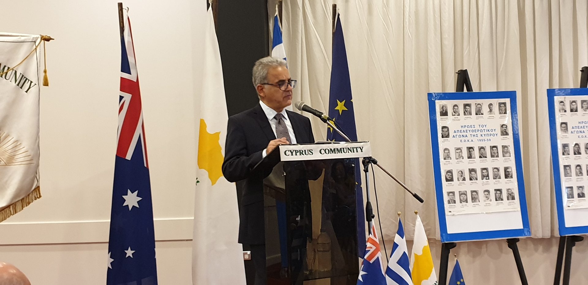 Fallen heroes of EOKA honoured with pride by Sydney's Cypriot community ...