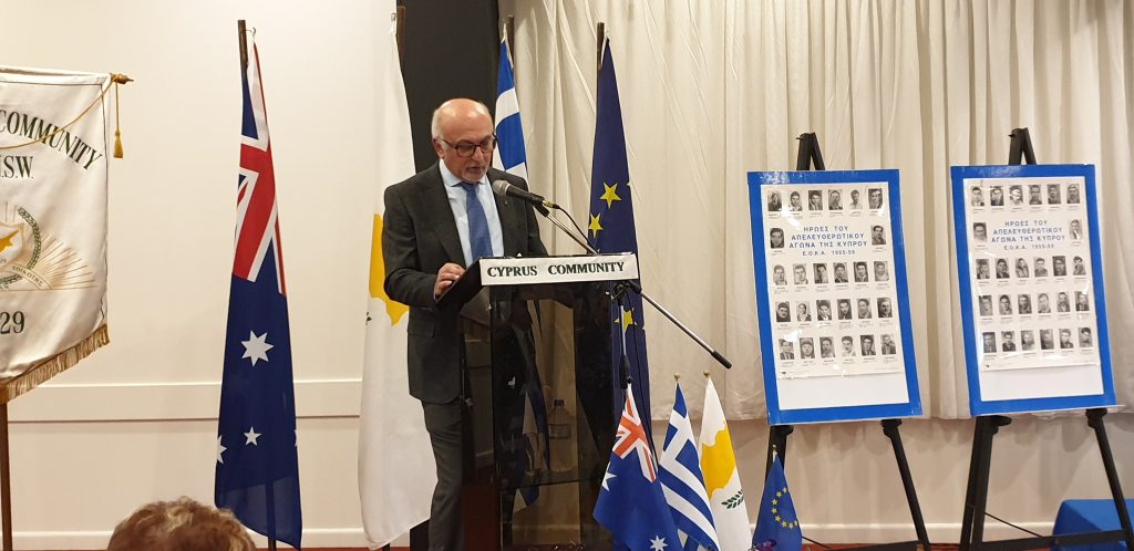 Fallen heroes of EOKA honoured with pride by Sydney's Cypriot community ...