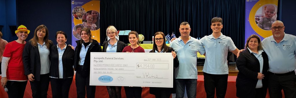 Acropolis Funeral Services raise funds for Ronald McDonald House in ...