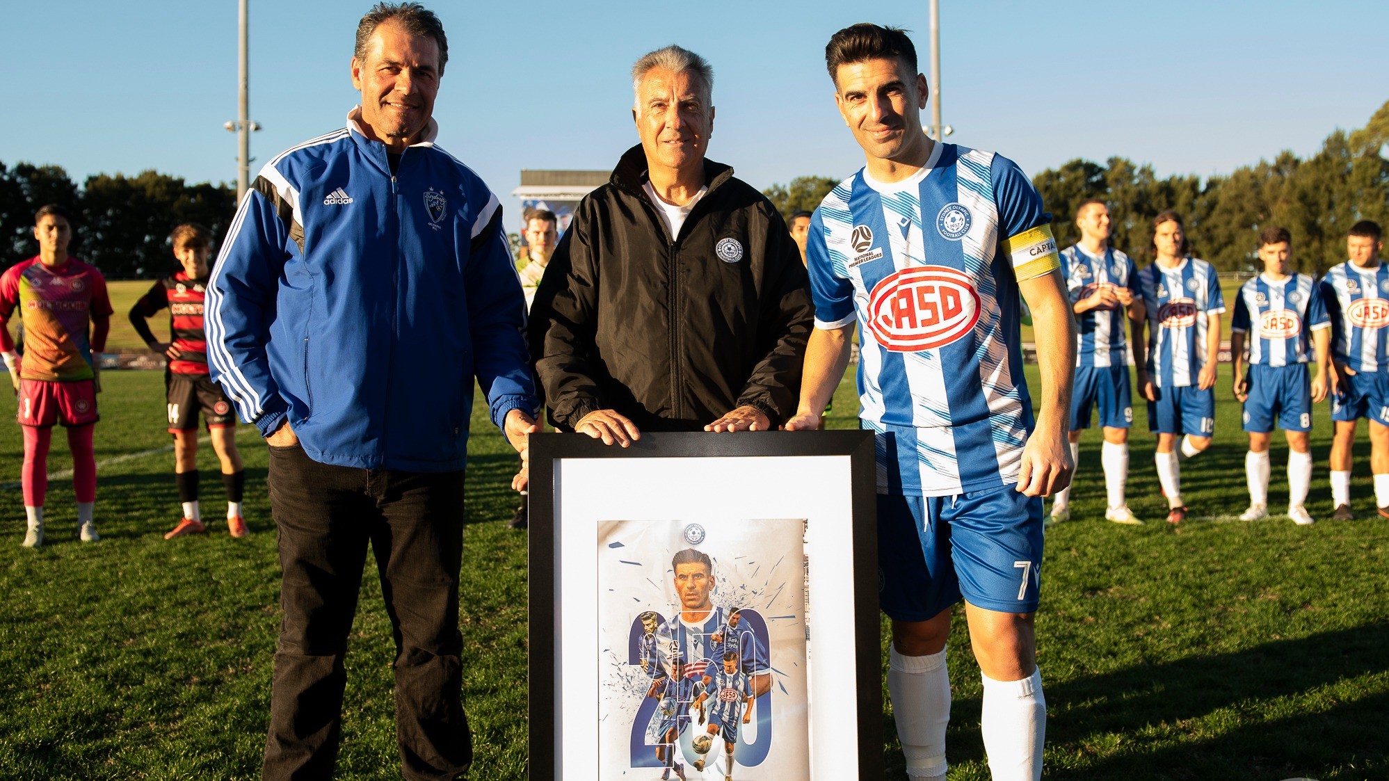 Will Angel celebrates 250th match for Sydney Olympic as club secures ...
