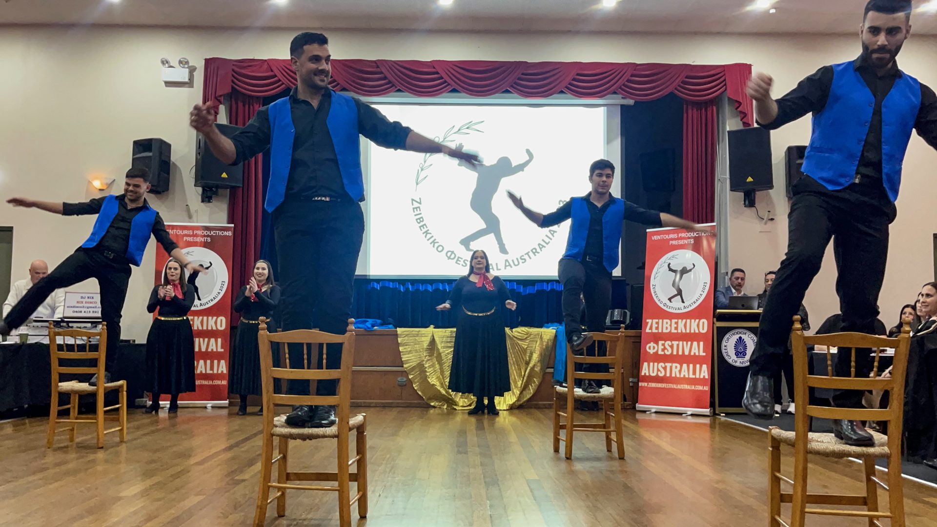 Dance groups perform to Greek cinema hits at the Zeibekiko Festival ...
