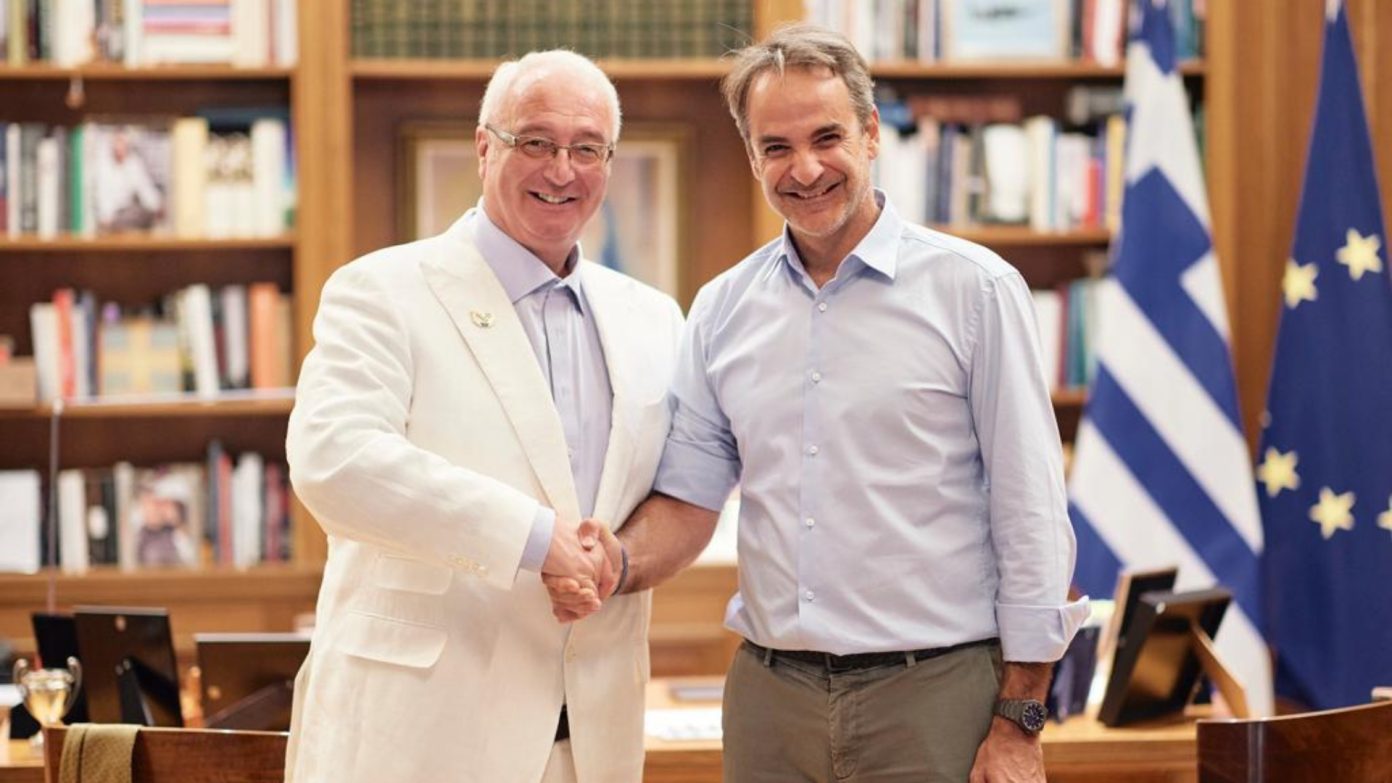 Thanasis Tsouhandaris meets with Greek Prime Minister Kyriakos ...