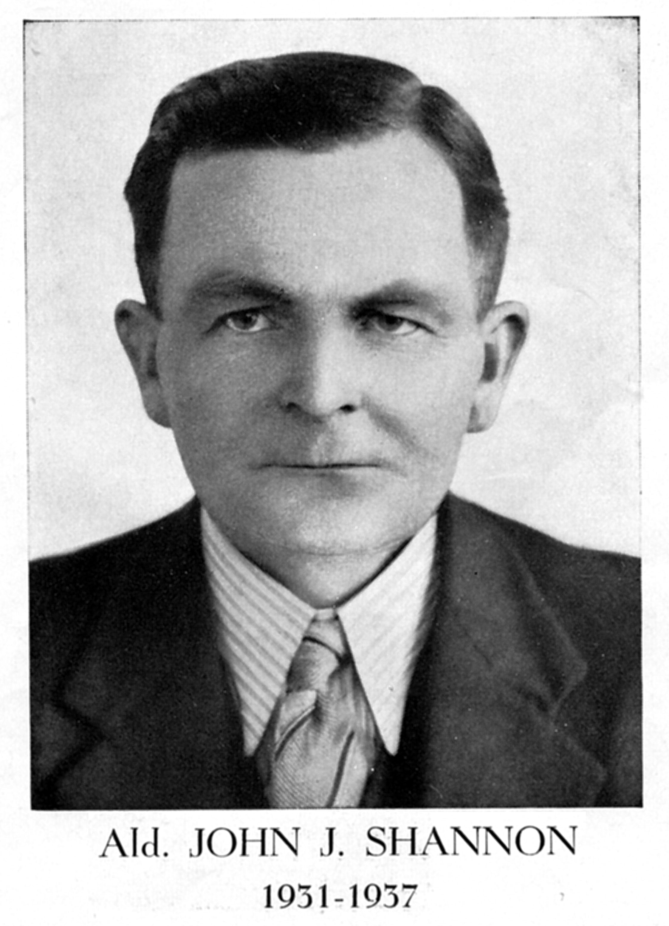 John Joseph Shannon - SYDNEY'S ALDERMEN