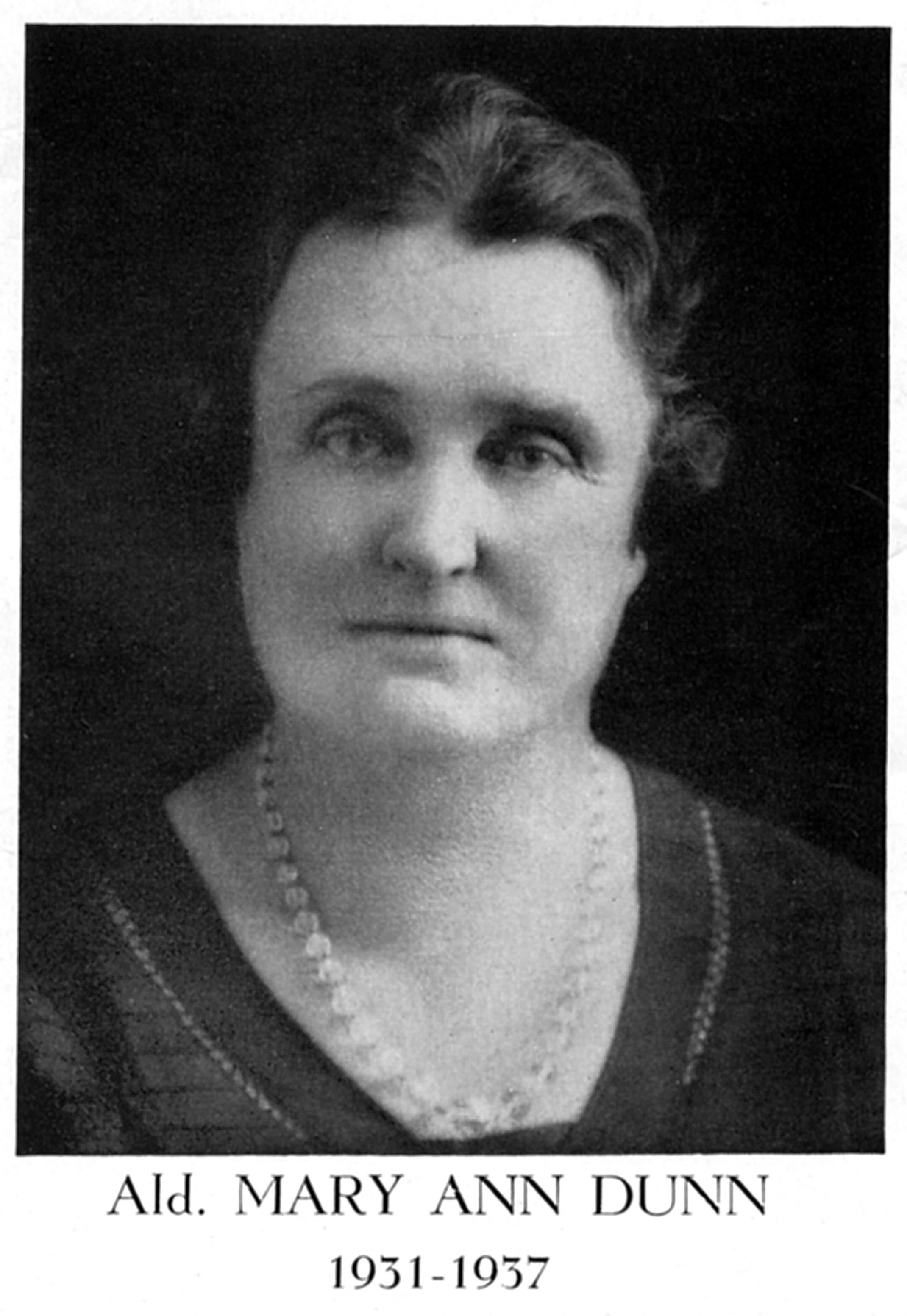 Mary Ann Dunn - SYDNEY'S ALDERMEN