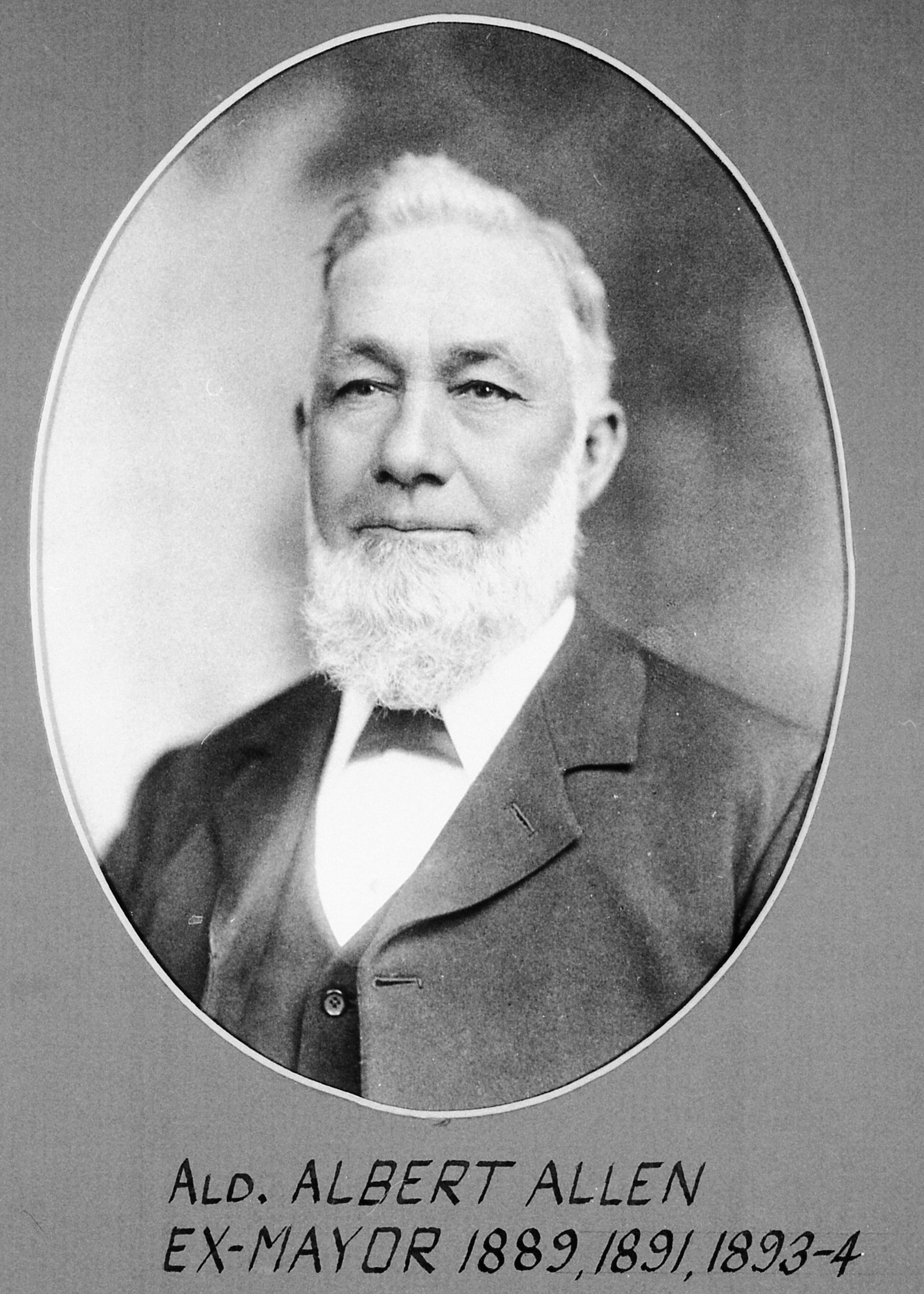 Albert Allen - SYDNEY'S ALDERMEN