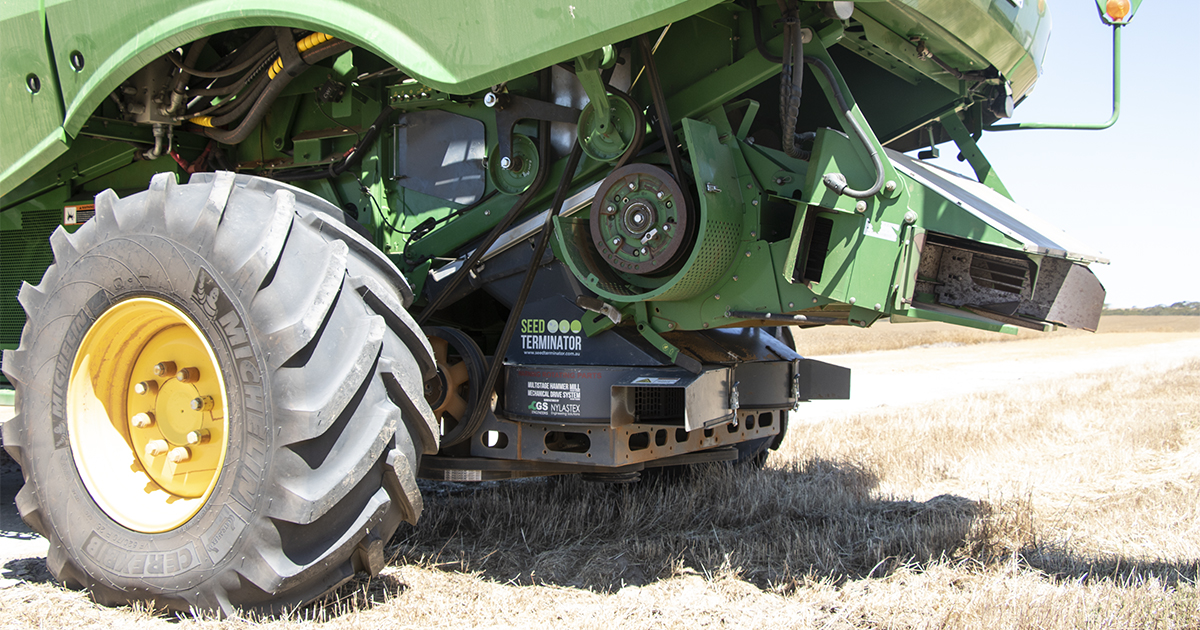 Using your harvester to destroy weed seeds - WeedSmart