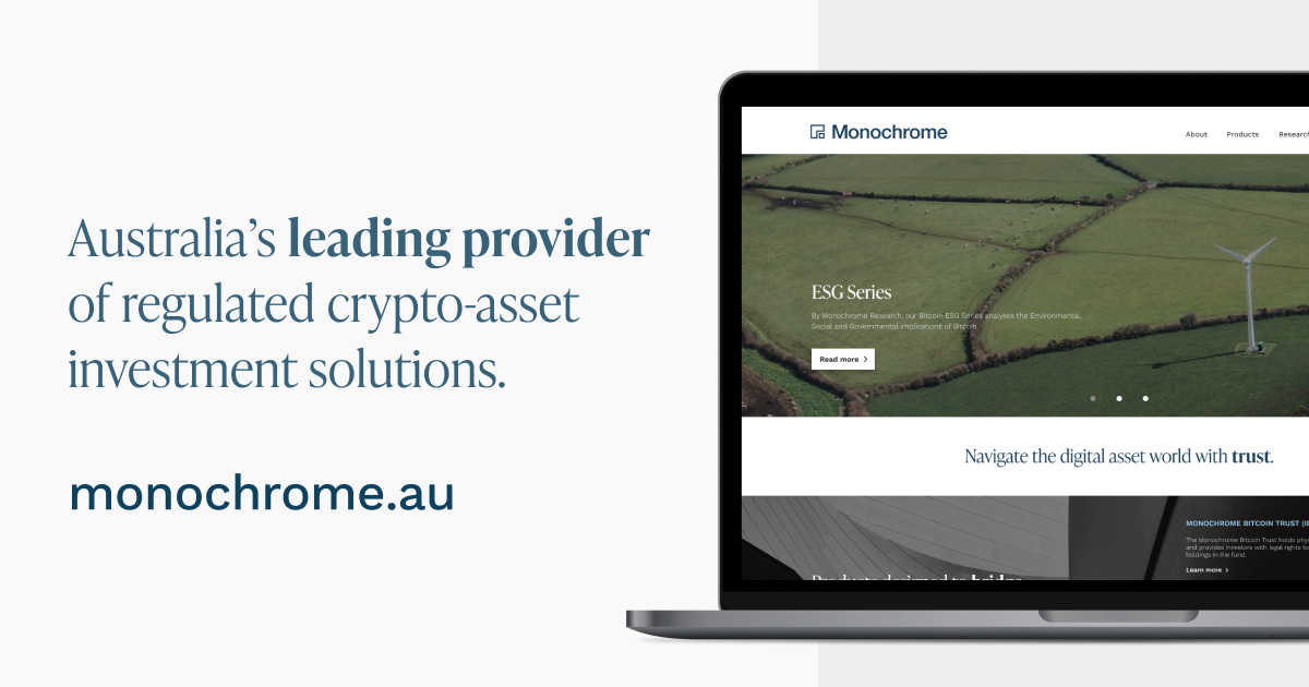 Introducing Monochrome.AU: Australia’s leading provider of regulated ...