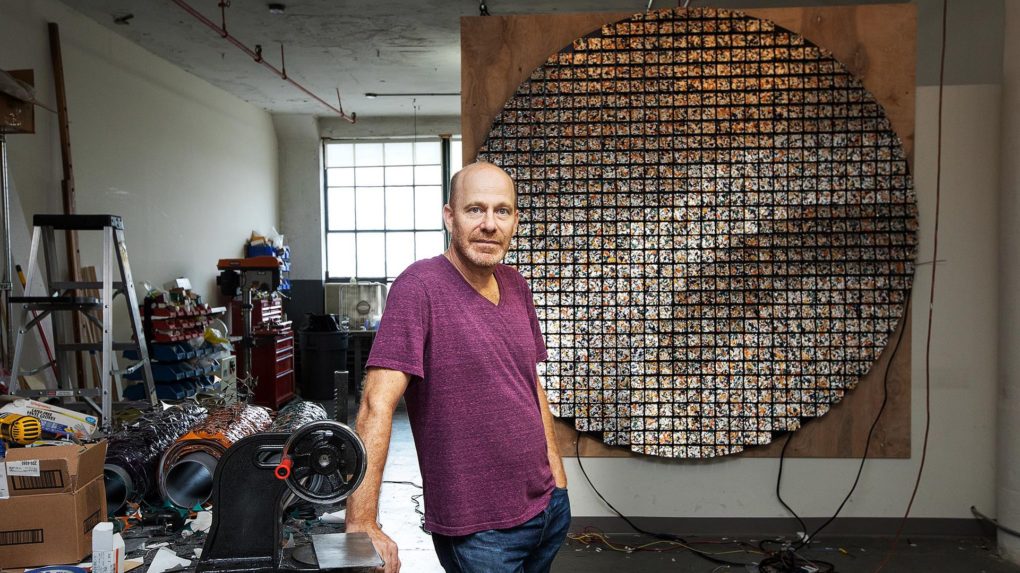 Kinetic sculpture for Nespresso