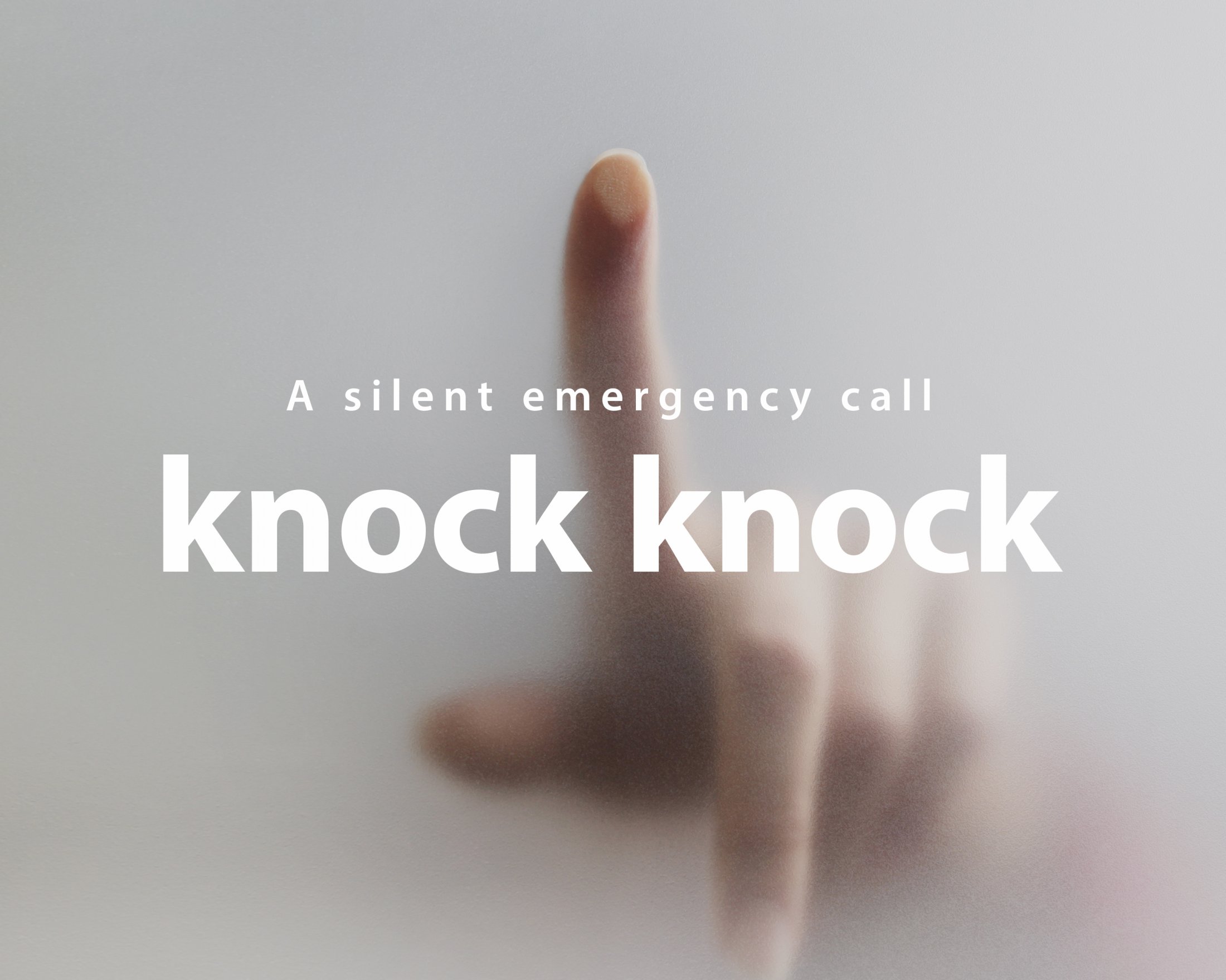 ‘Knock Knock’ Campaign - Silent Calls for Resounding Help - The Next ...