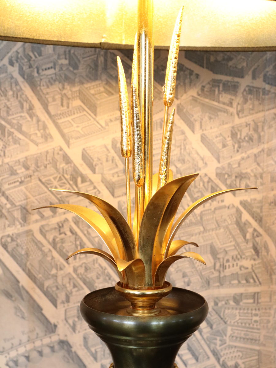 A French Bullrush Hollywood Regency lamp – European Antiques