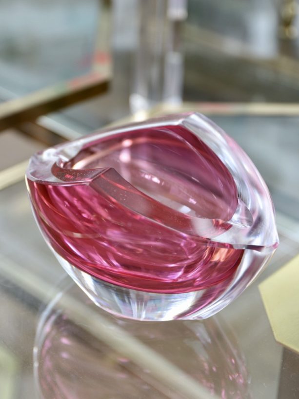 Val St Lambert crystal ashtray or paperweight – European Antiques
