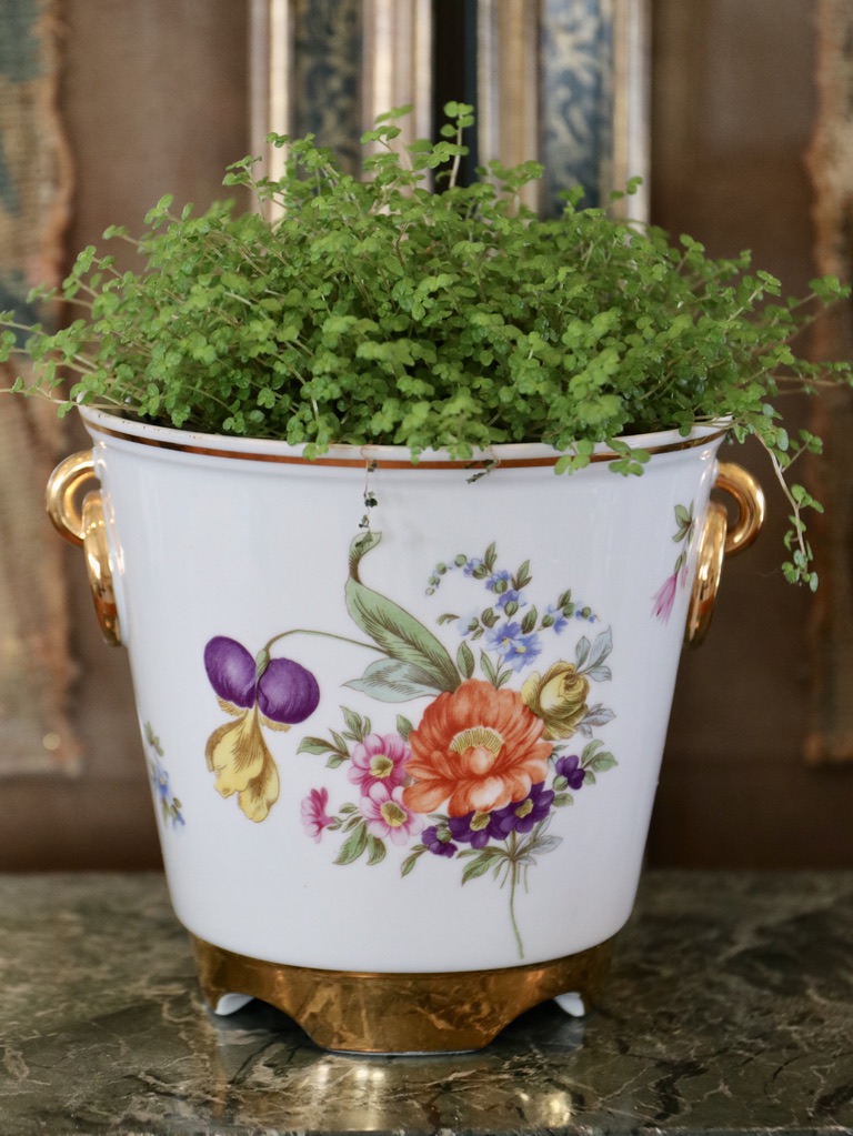 A German Freiberger Porcelain cache pot – European Antiques