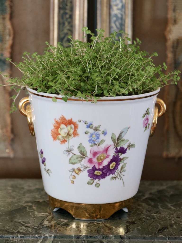 A German Freiberger Porcelain cache pot – European Antiques