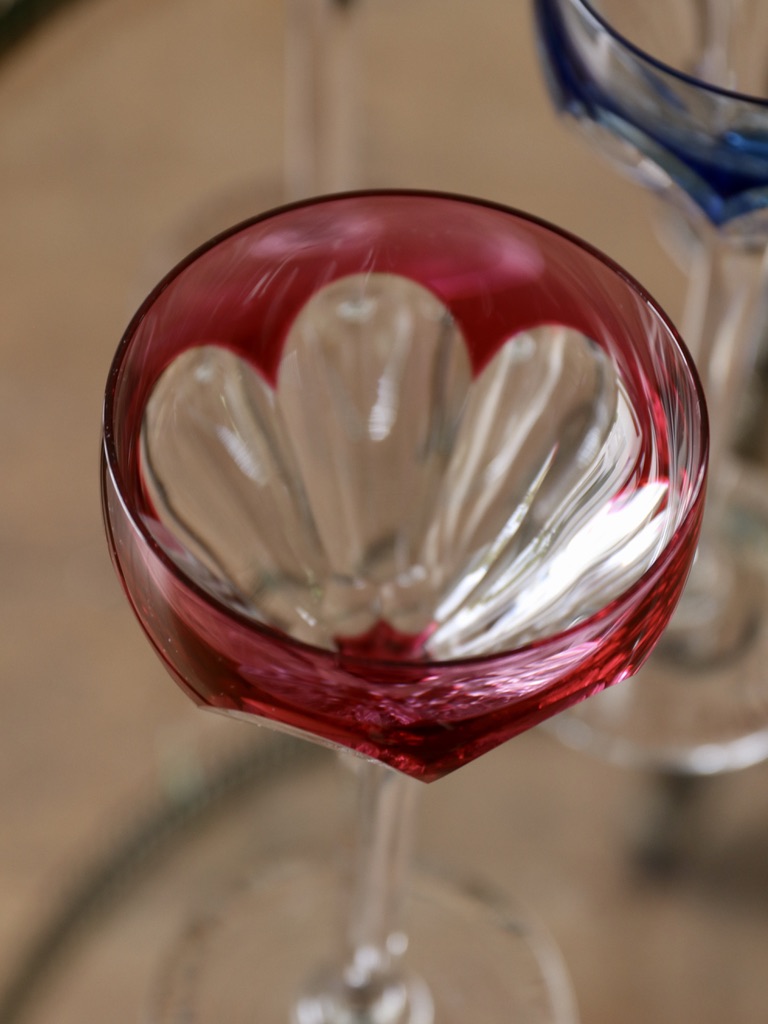 Val St Lambert Osram crystal glasses – European Antiques