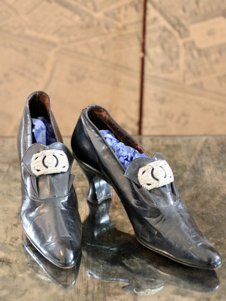 Antique Edwardian heeled shoes c.1910 – European Antiques