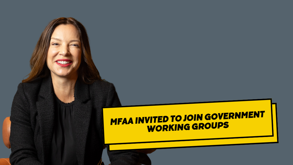 MFAA invited to join Government working groups | Finance & Coffee