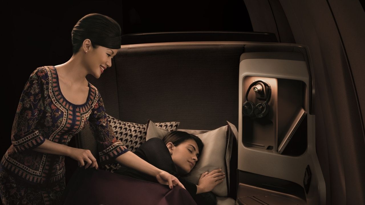 Singapore Airlines to Asia Business Class