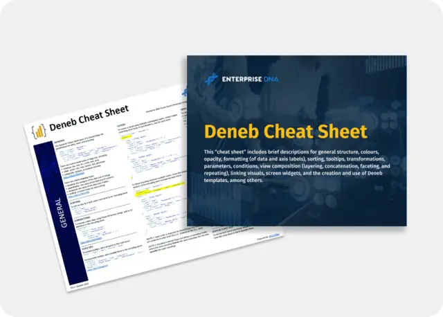Deneb Cheat Sheet: Quick Reference Guide for Power BI