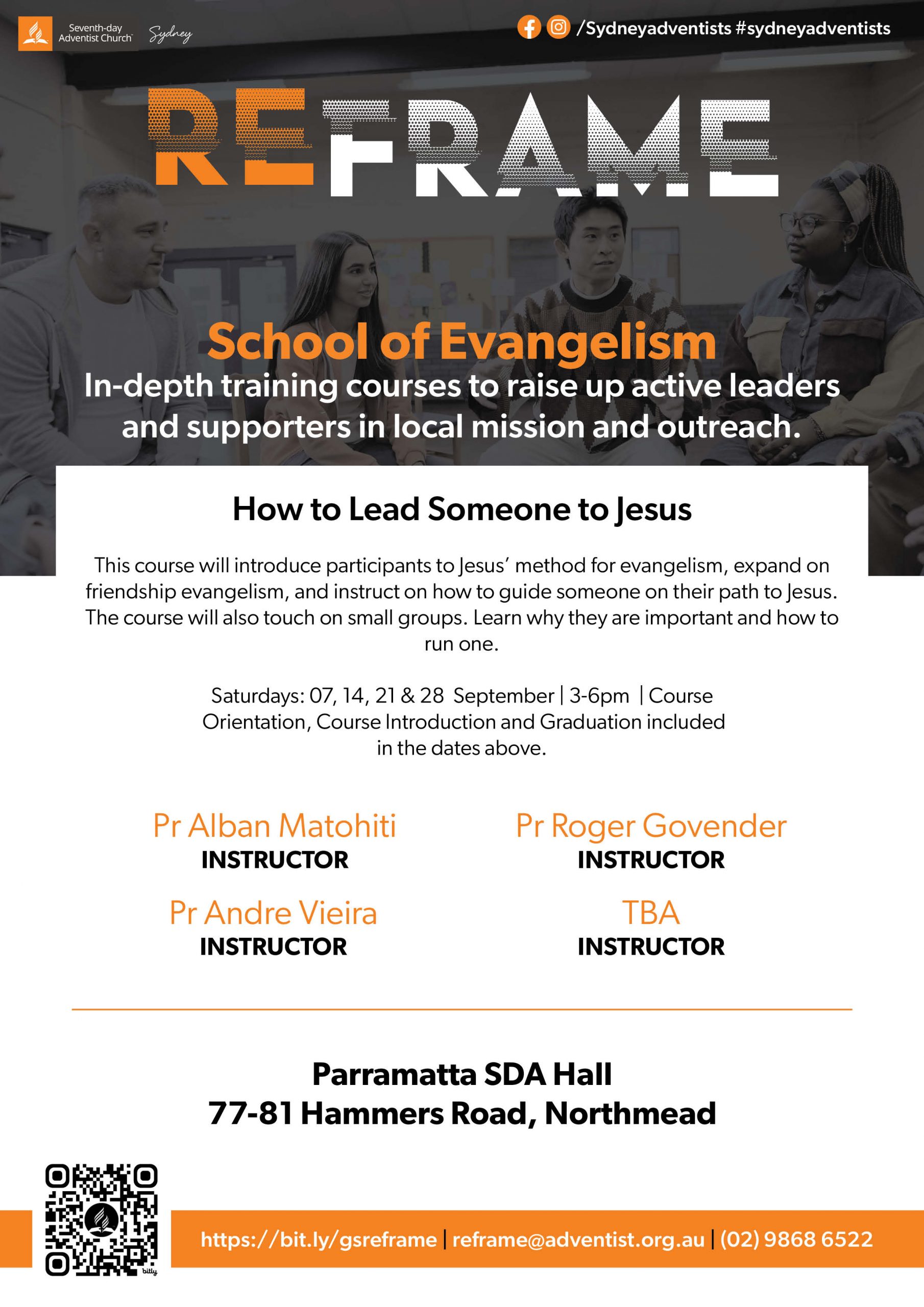 REFRAME School of Evangelism (Free): How to Lead Someone to Jesus