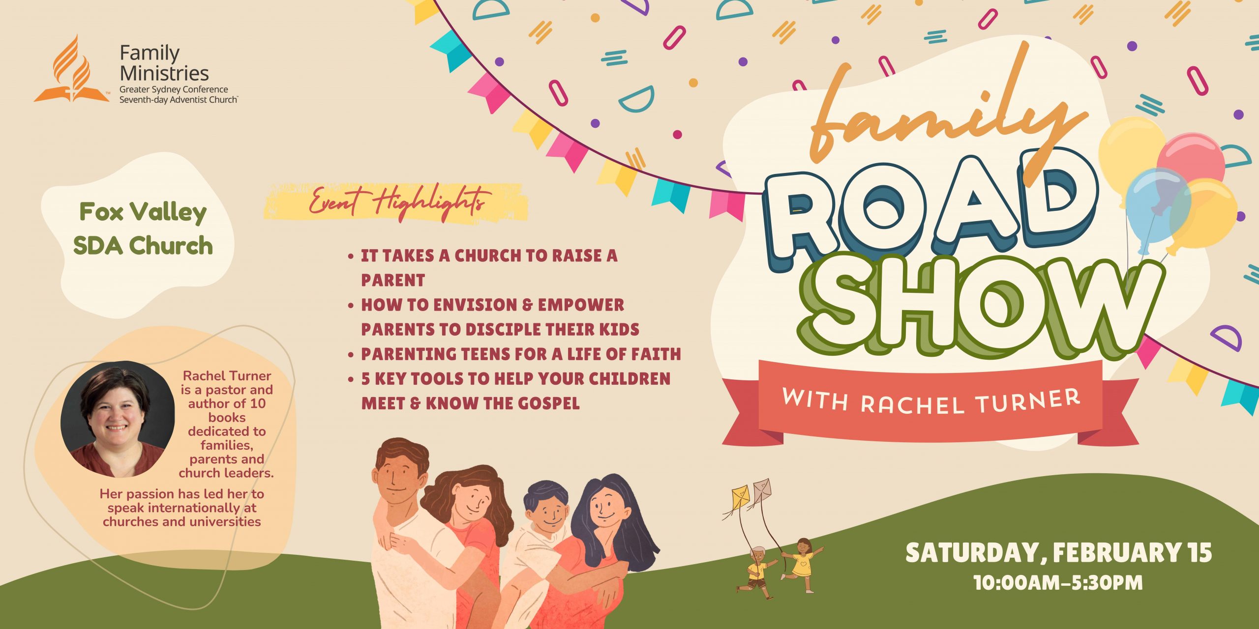 Family Roadshow | Parenting for Faith with Rachel Turner! - Seventh-day ...