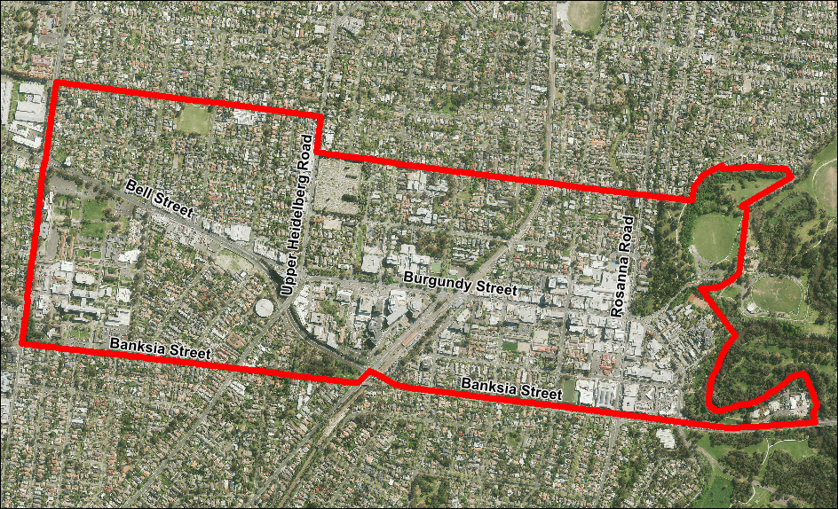 HEIDELBERG STRUCTURE PLAN | Shaping Banyule HEIDELBERG STRUCTURE PLAN | Shaping Banyule