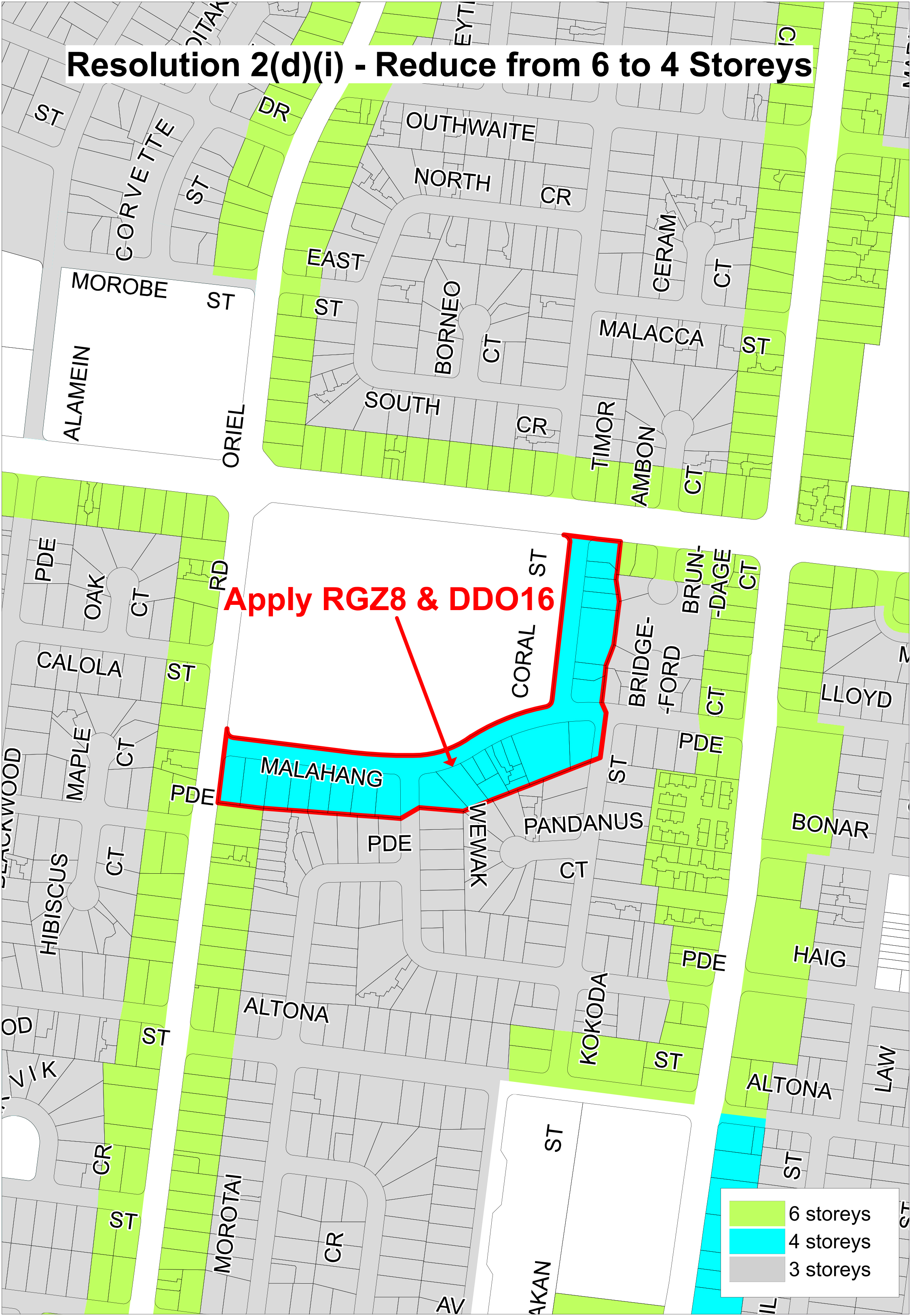 Map 2 - Reduce Height Limits :: PLANNING SCHEME AMENDMENT C120 ...